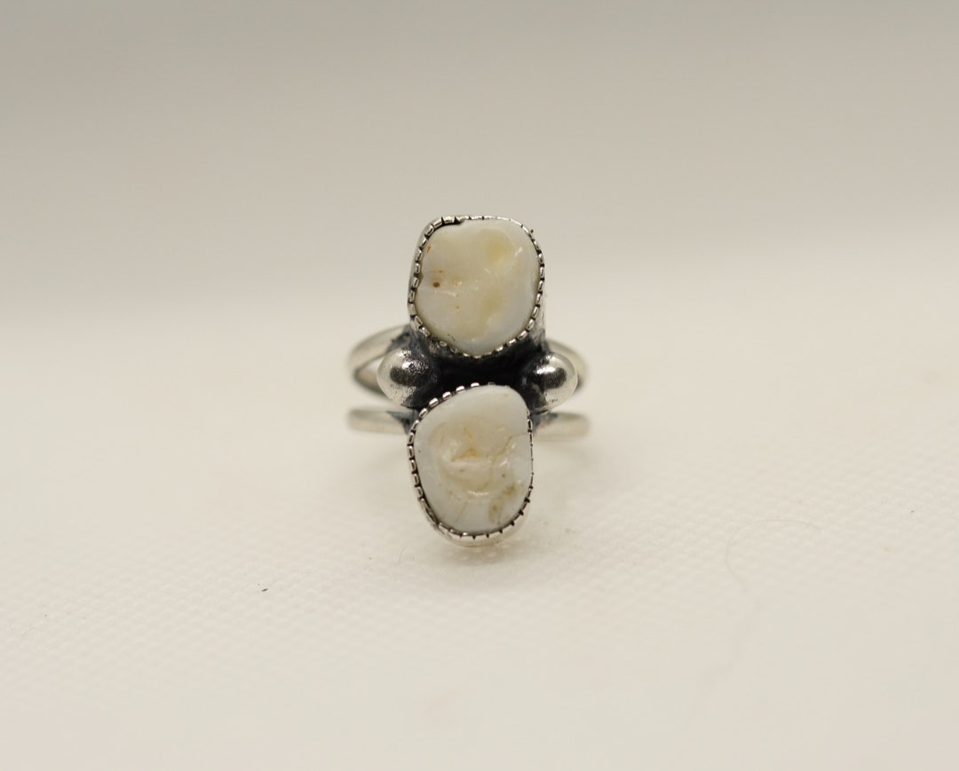 Double Tooth Ring Made to Order - Etsy