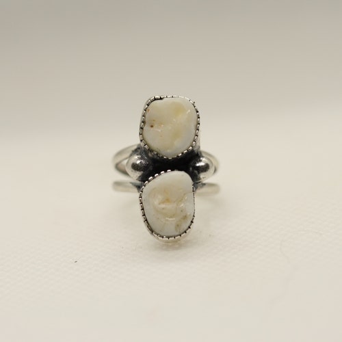 Double Tooth Ring Made to Order | Etsy