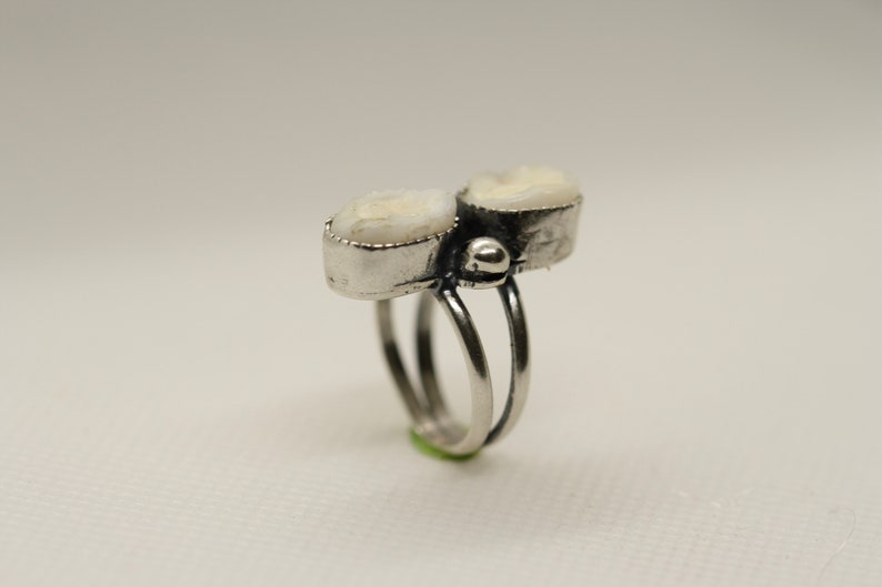 Double Tooth Ring Made to Order - Etsy