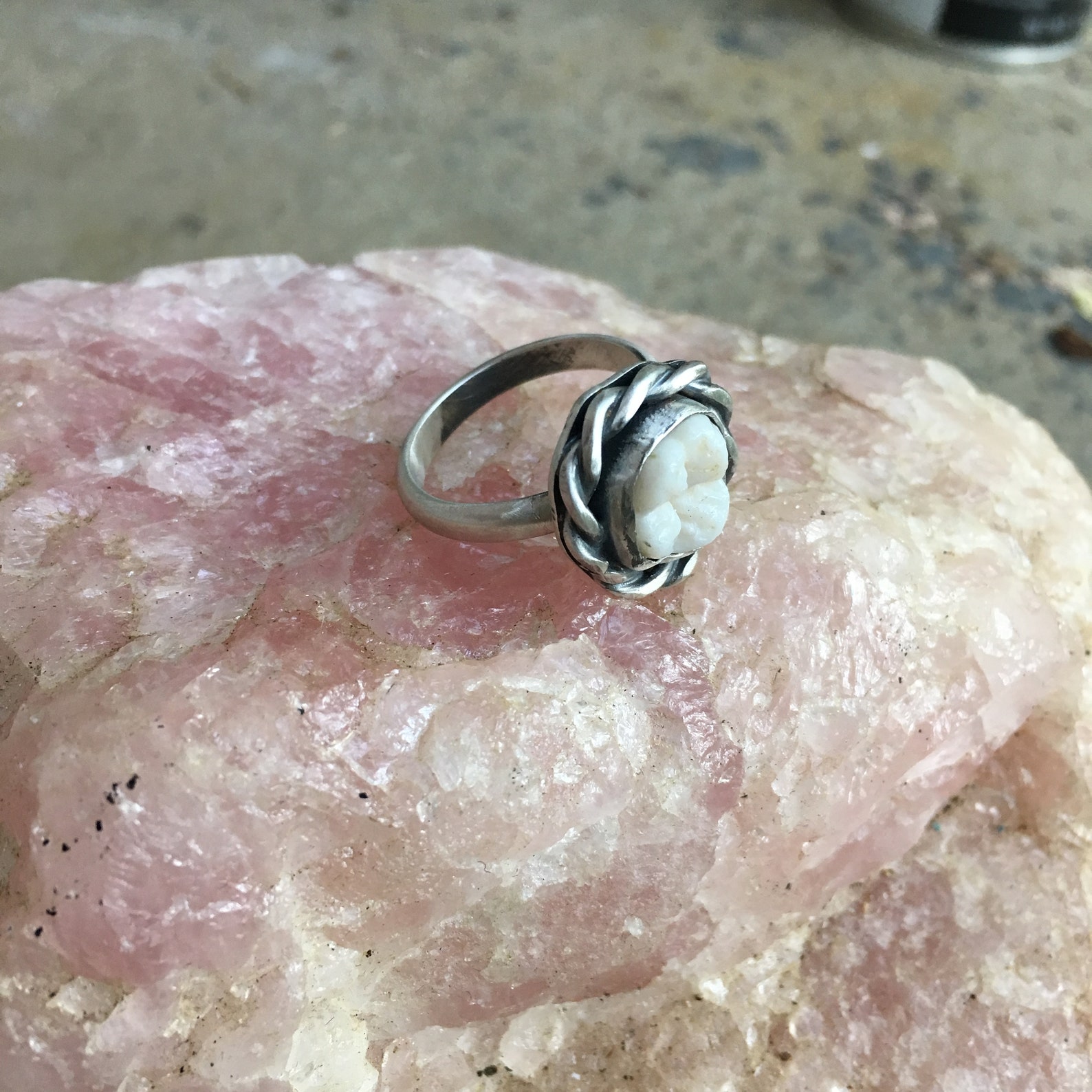 Sterling Single Tooth Ring Made in Your Size - Etsy