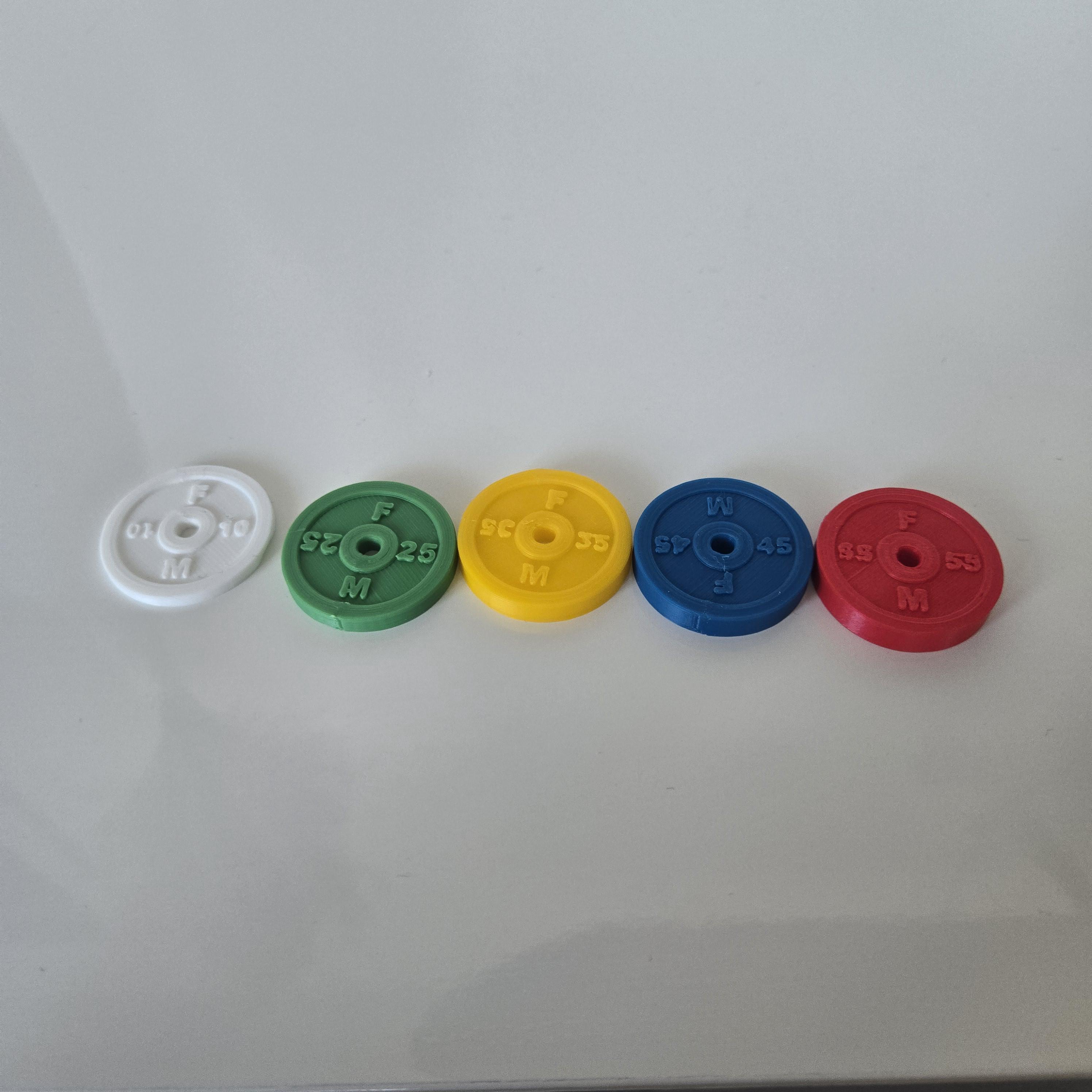 3D Printed Miniature Gym Set: Rack, Barbell & Weights - Etsy