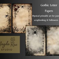 Vampire Letter Writing Set With Wax Seals | Stationery Set, Goth ...