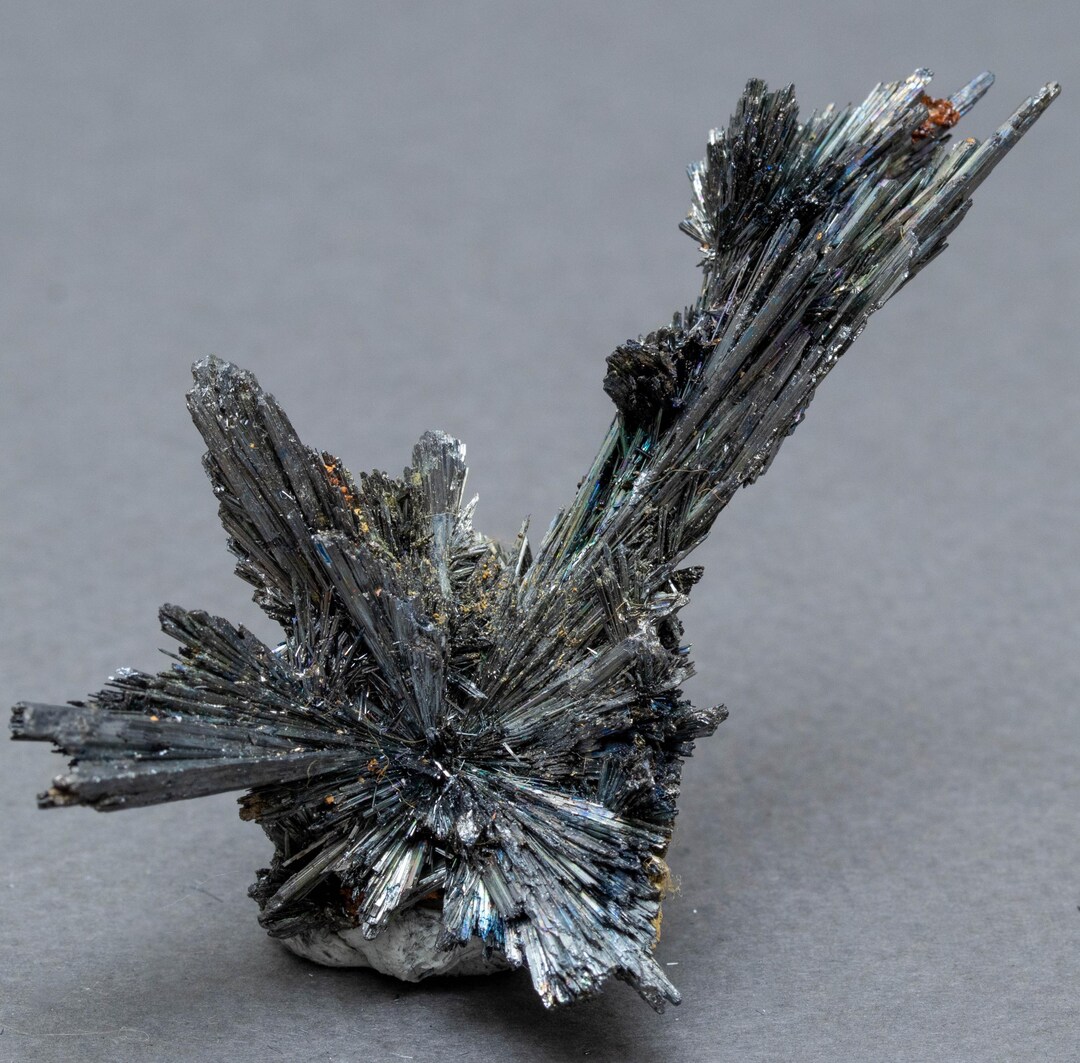 Rare ANTIMONITE STIBNITE Crystal Cluster Specimen Romania #k3812 - Etsy
