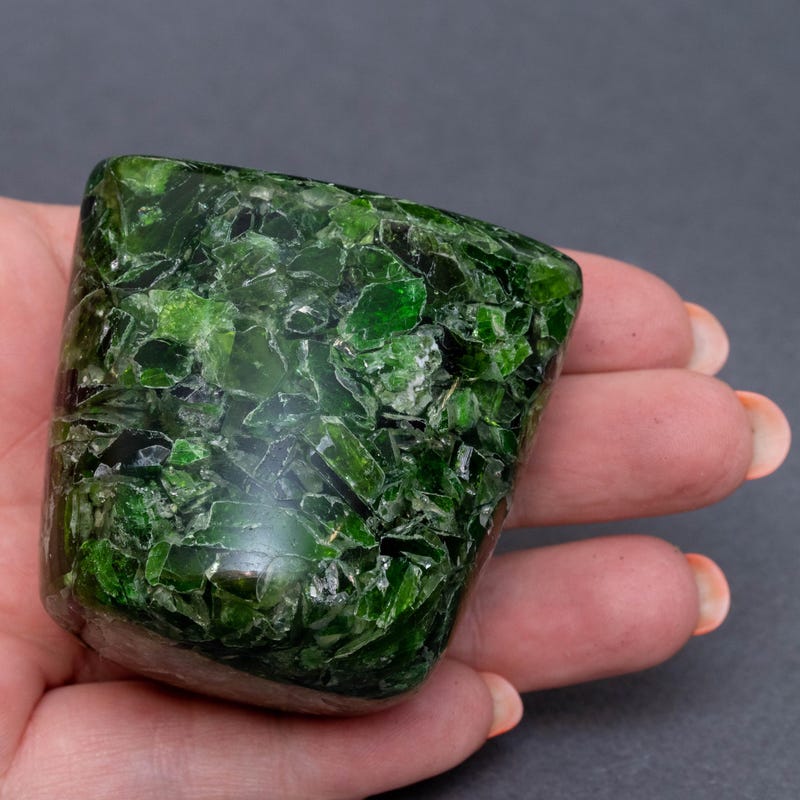 Chrome Palm Stone - Etsy