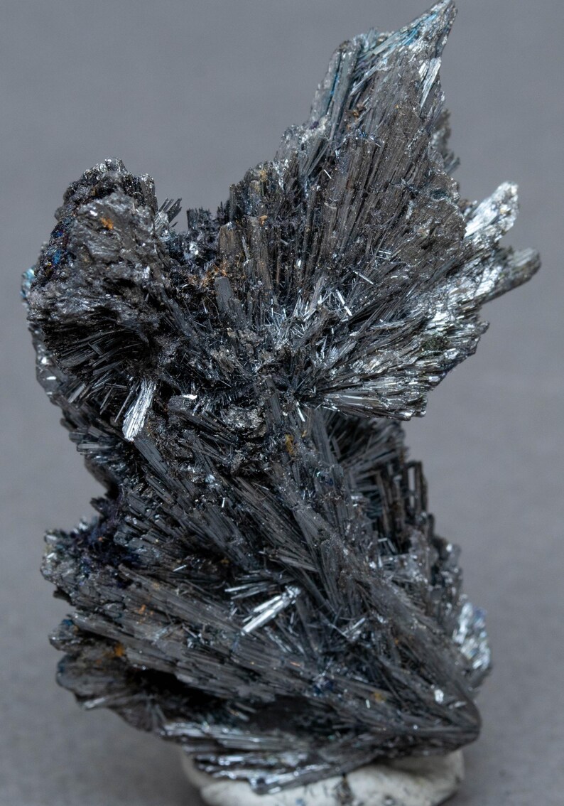 Rare ANTIMONITE STIBNITE Crystal Cluster Specimen Romania #k3808 - Etsy