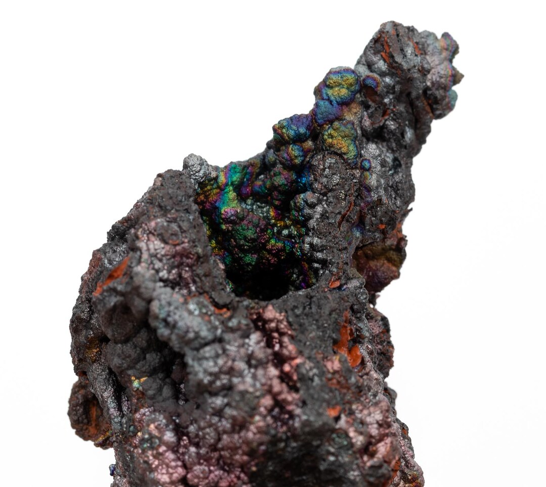 Rainbow GOETHITE Iridescent Crystal Spain - 3.17 Oz Stone With Stand ...