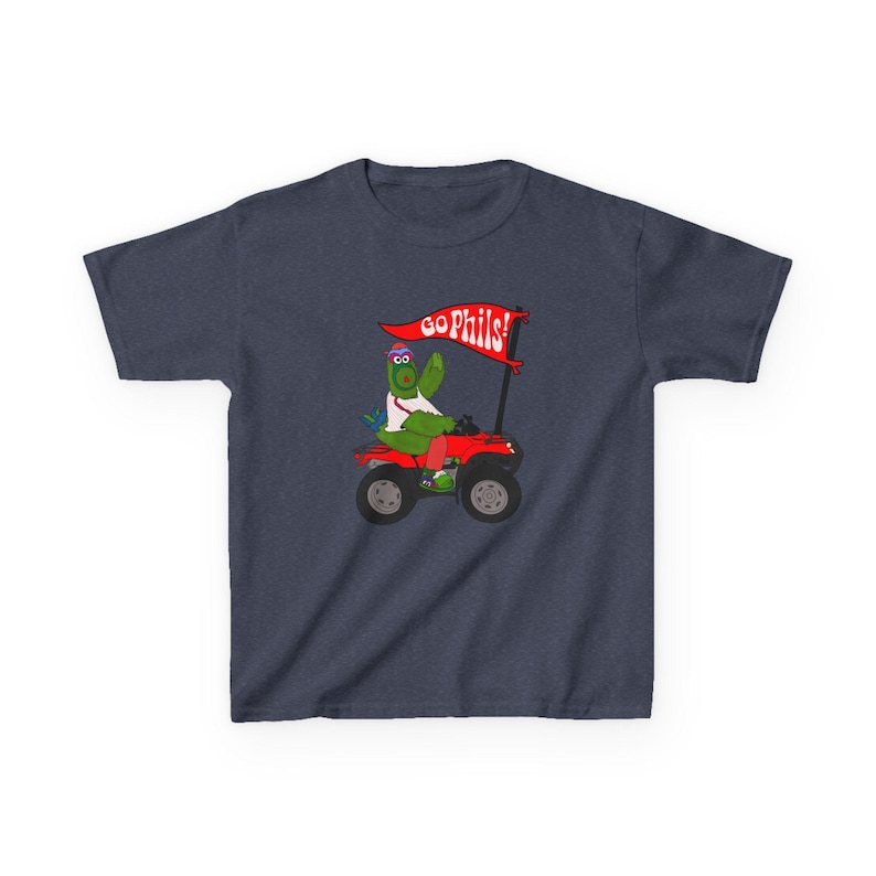 Phillie Phanatic Go Phils 4wheeler Kids Tee - Etsy