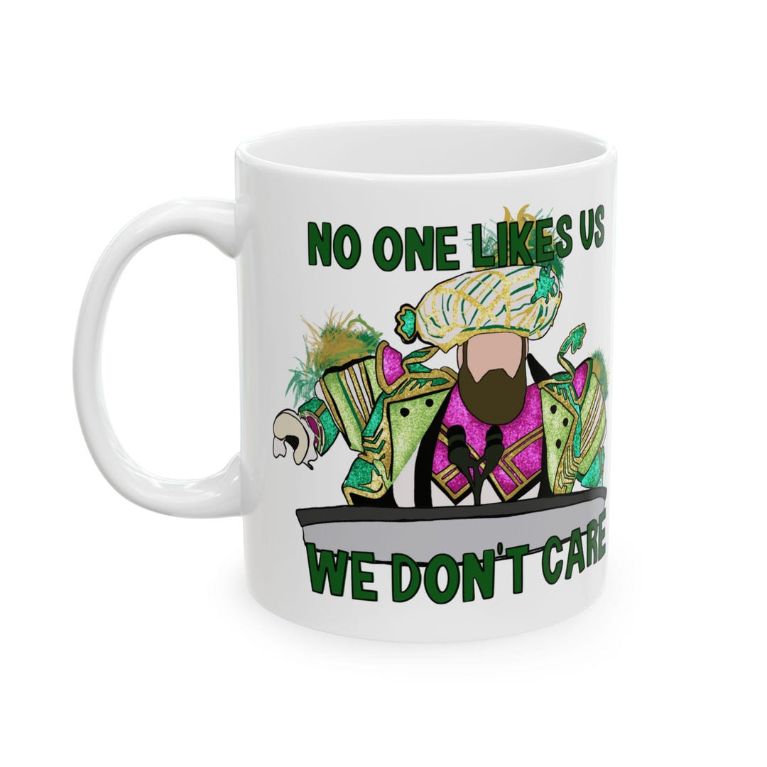 Jason Kelce Philly Mummers Mug, Hand Drawn Design - Etsy