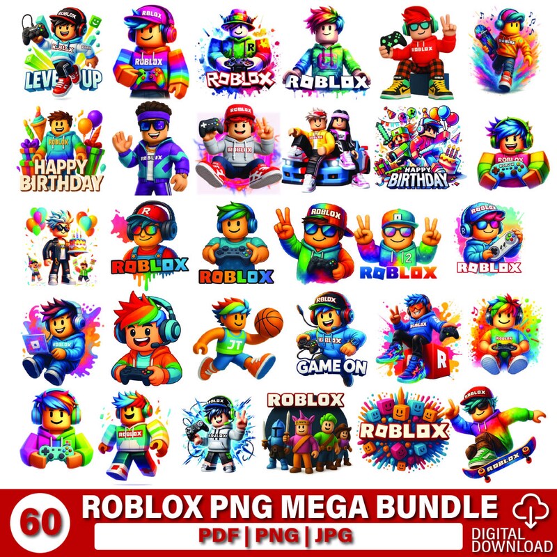 Roblox Cartoon Portrait - Etsy UK