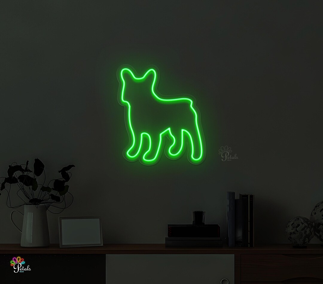 Dog Neon Sign, Dog LED Light, Dog Lover Wall Decor, Animal Shop Wall ...
