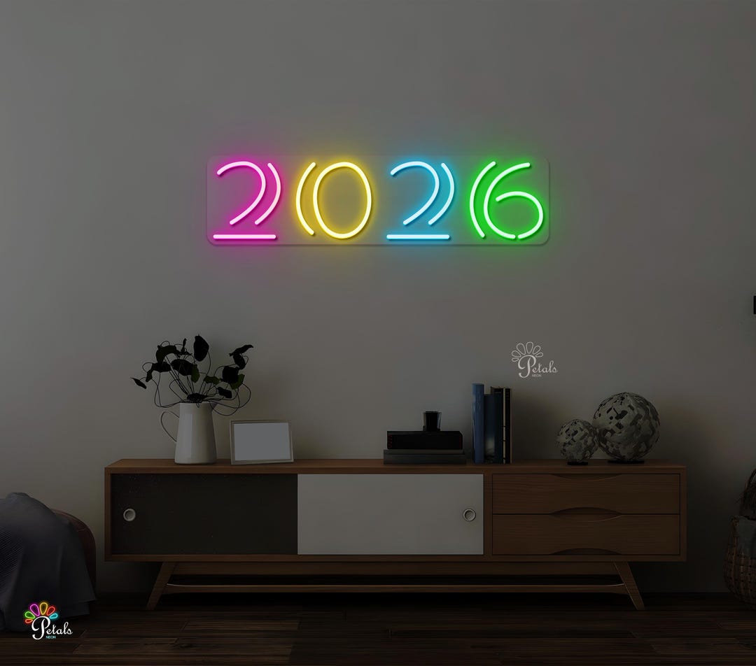 2026 Neon Sign – New Year LED Wall Art, Event Party Decor - Etsy
