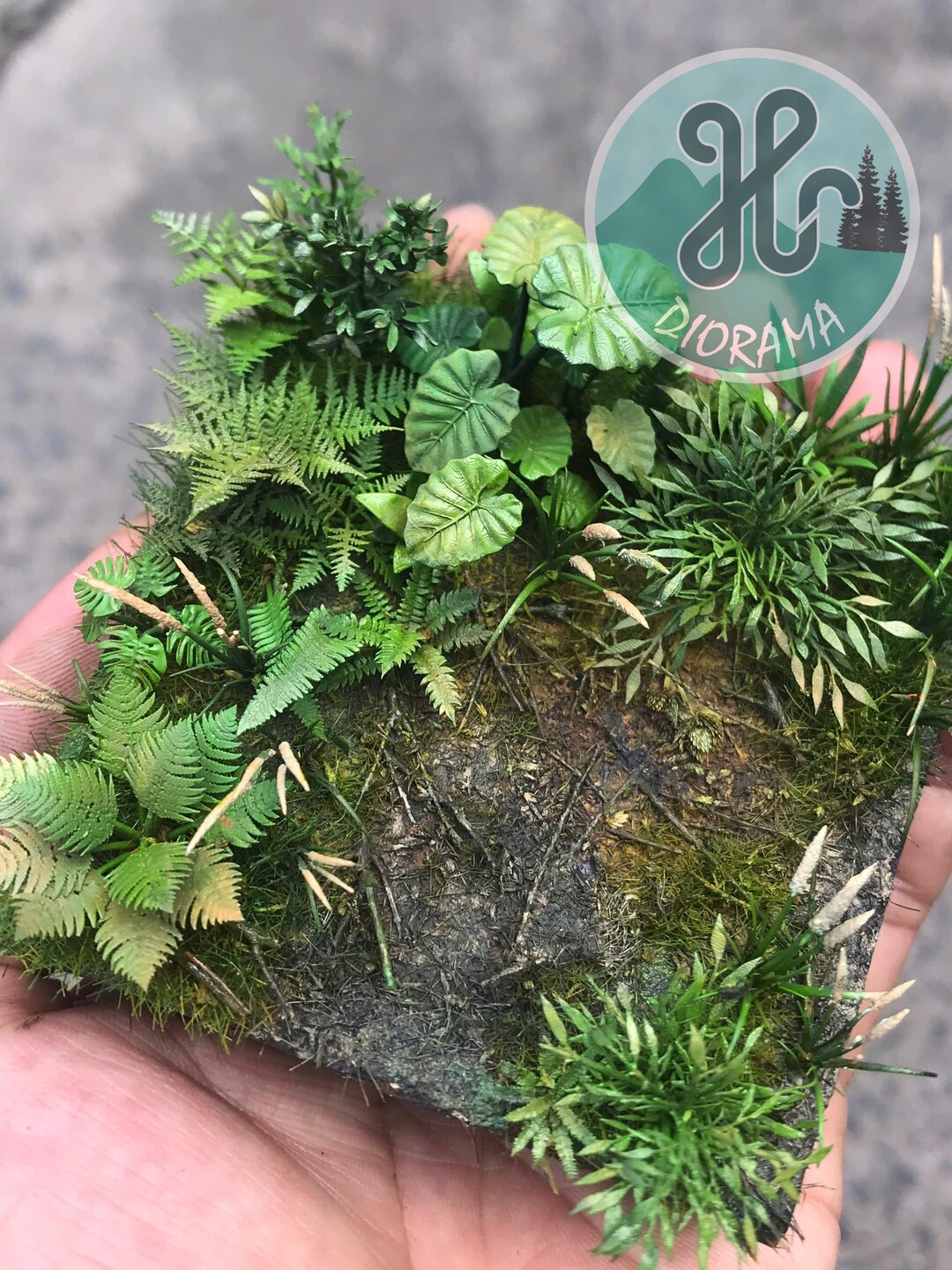 Premium Tropical Jungle Display Base – Hand-finished Display Terrain ...