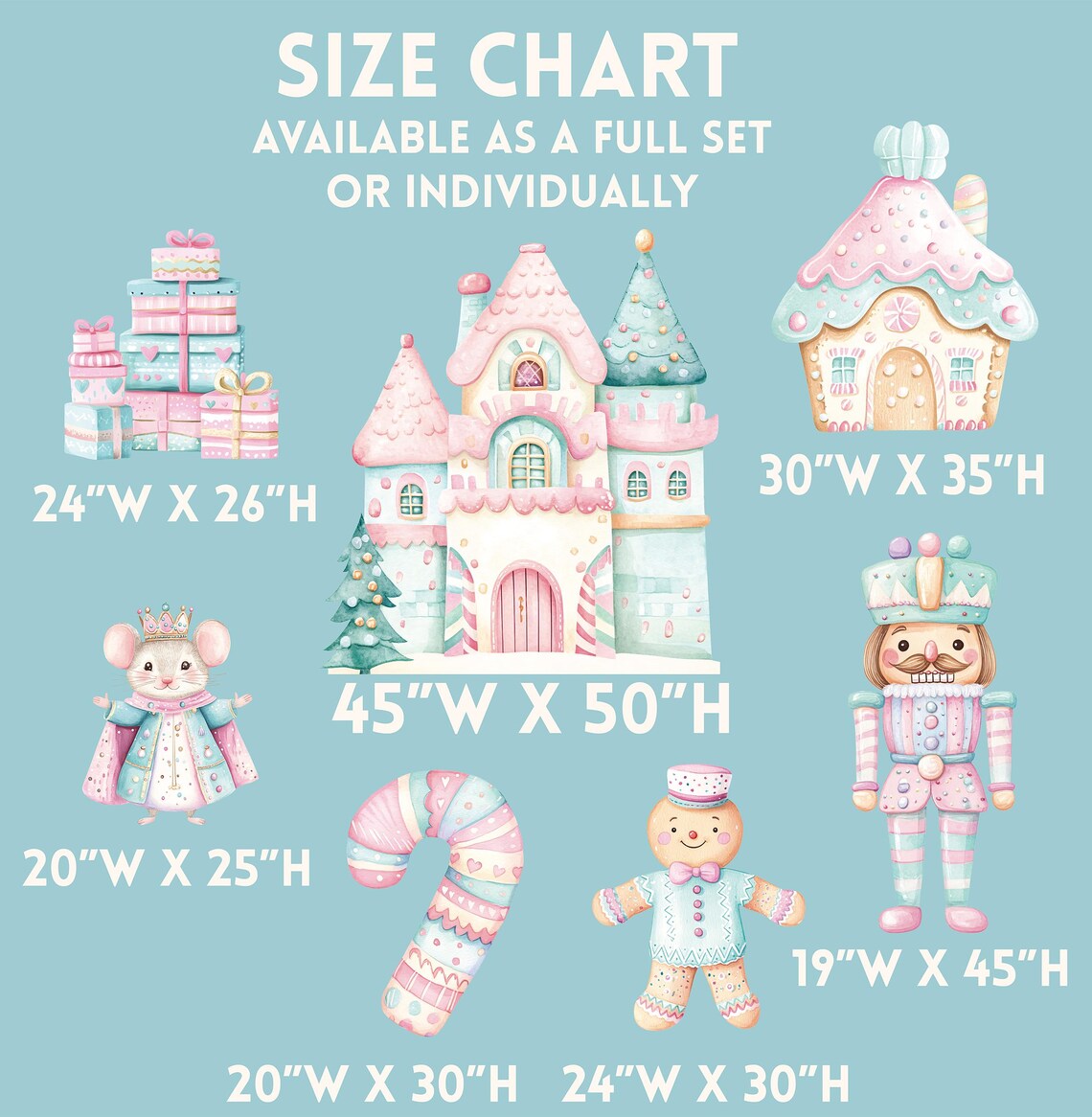 Nutcracker Candyland Cutouts, Winter Wonderland, Christmas Party ...