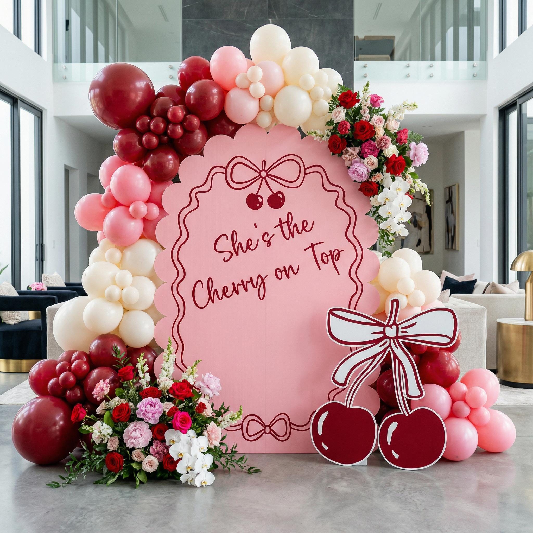 Cherry on Top Cutouts Set, Berry First Birthday, Sweet One, Baby Shower ...