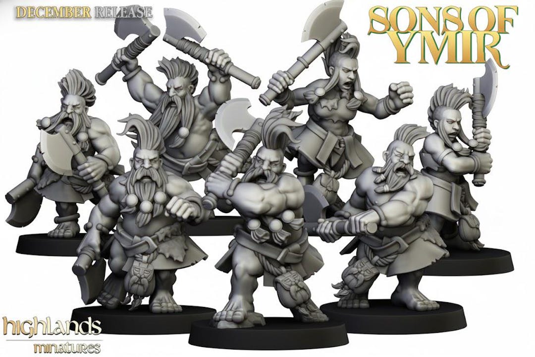 Sons of Ymir Army Dwarf Matadores Unit |deathseekers | Highland ...