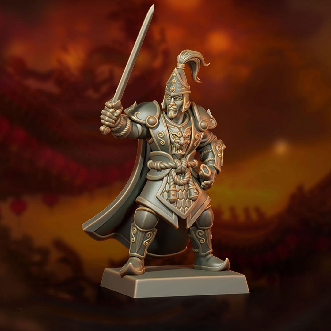Celestial Army General | Celestial Army | Punga Miniatures | Fantasy ...