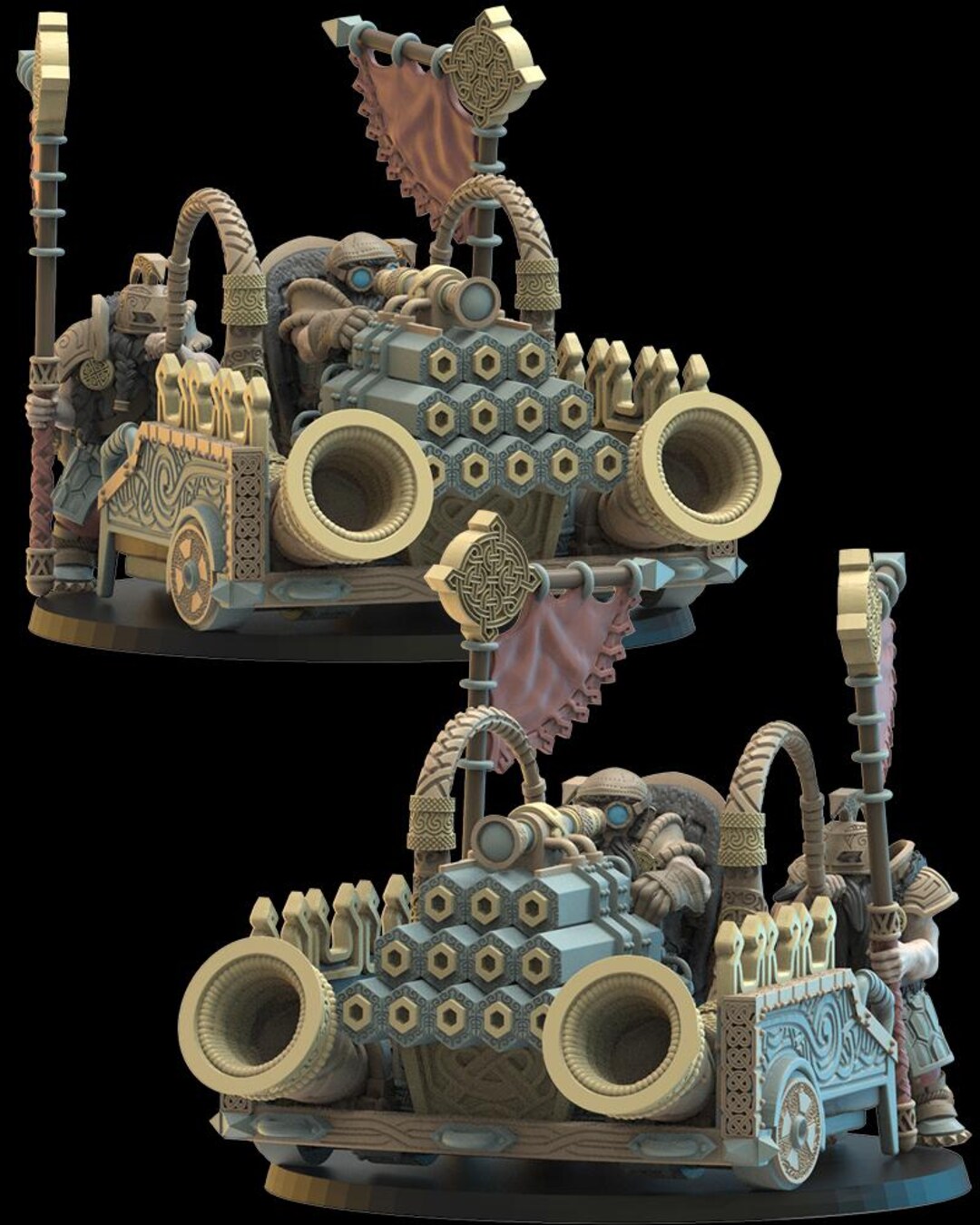 Orgel Cannon – Dwarf War Organ 28/32mm Lost Kingdoms | Fantasy ...