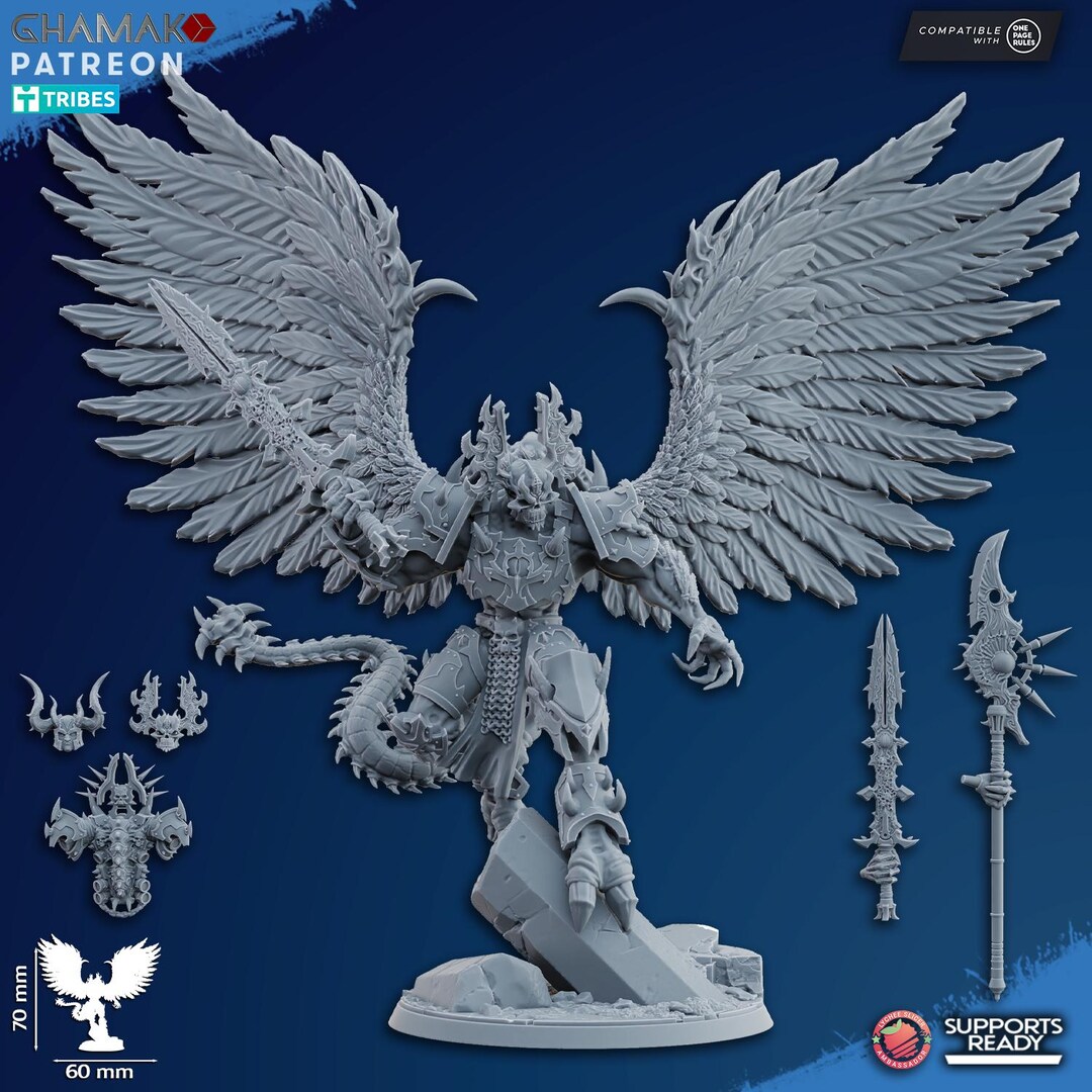 Demons Warlock Possessed Demon| | 28mm | 32mm | Proxies Wargames Scifi ...