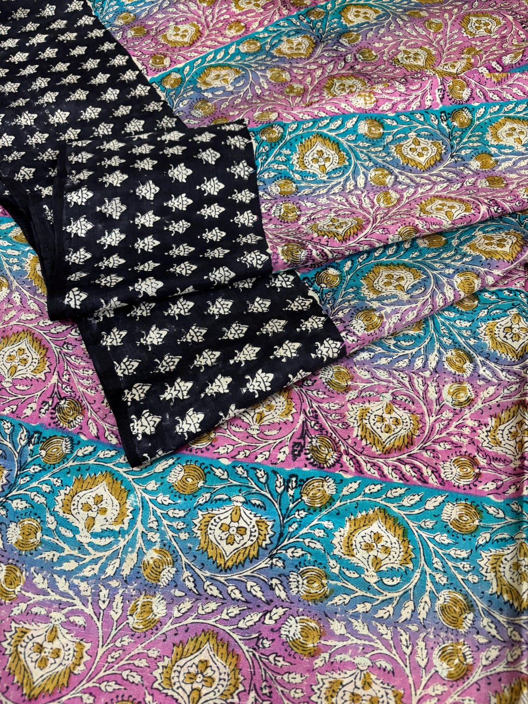 Vintage Pure Silk Saree: Recycled Fabric for Sewing & Crafts - Etsy