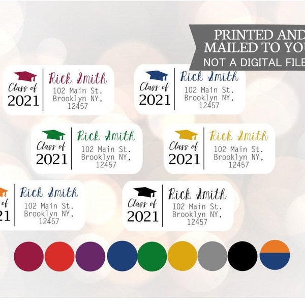 College Return Address Labels - Etsy