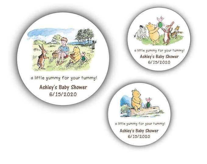 Hunny is on the Way, Stickers, Baby Shower, Birthday, Honey Favors ...