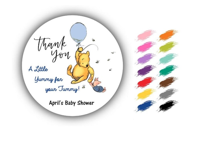 Hunny is on the Way, Stickers, Baby Shower, Birthday, Honey Favors ...