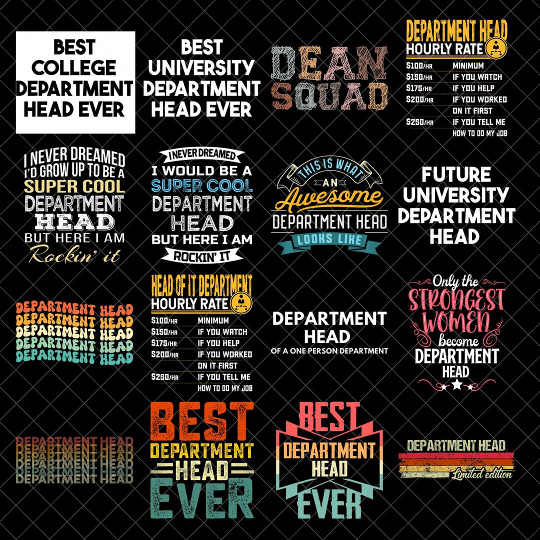 Department Head PNG Bundle, Funny Leadership Quotes Png, Best College ...