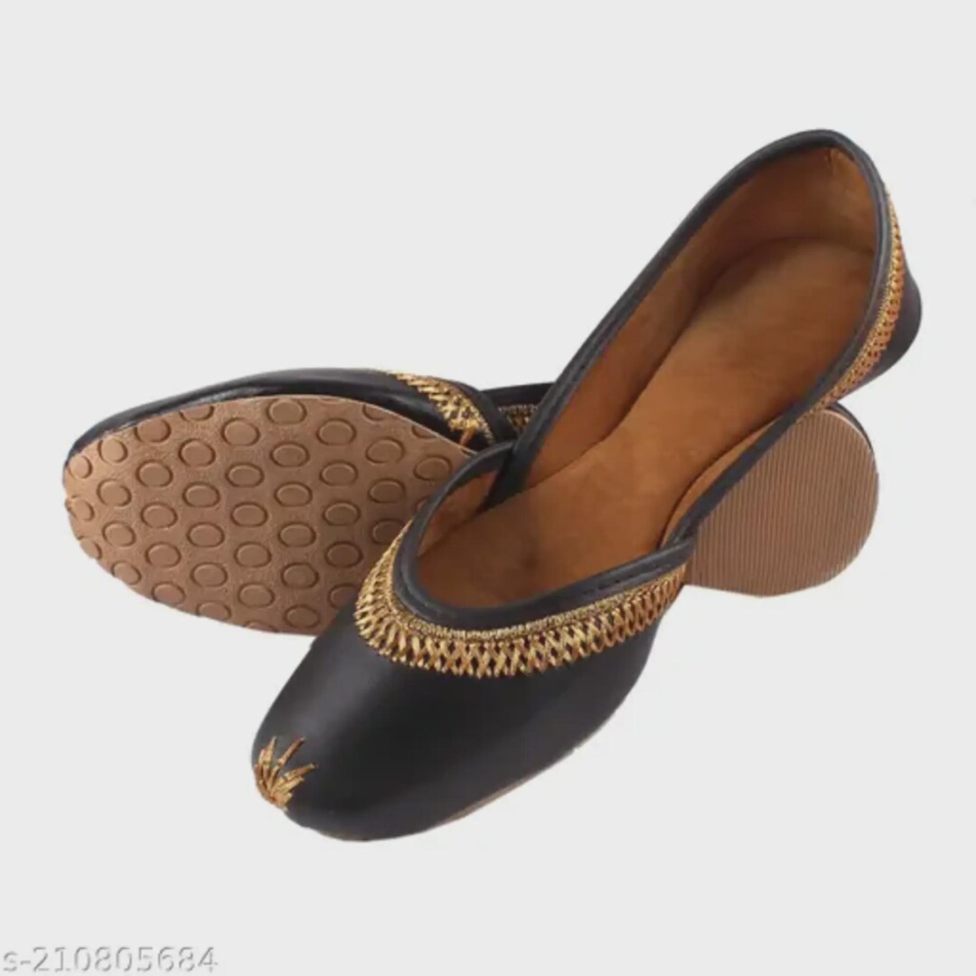 Punjabi Jutti: Rajasthani Women's Multicolor Slippers - Etsy