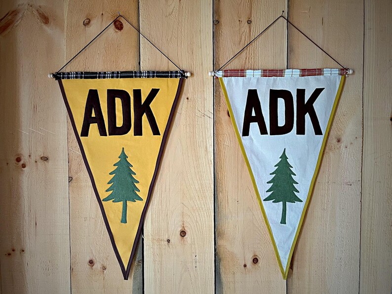 Adirondack Pennant | Wall Hanging | Banner | Adirondacks | ADK | Flag ...