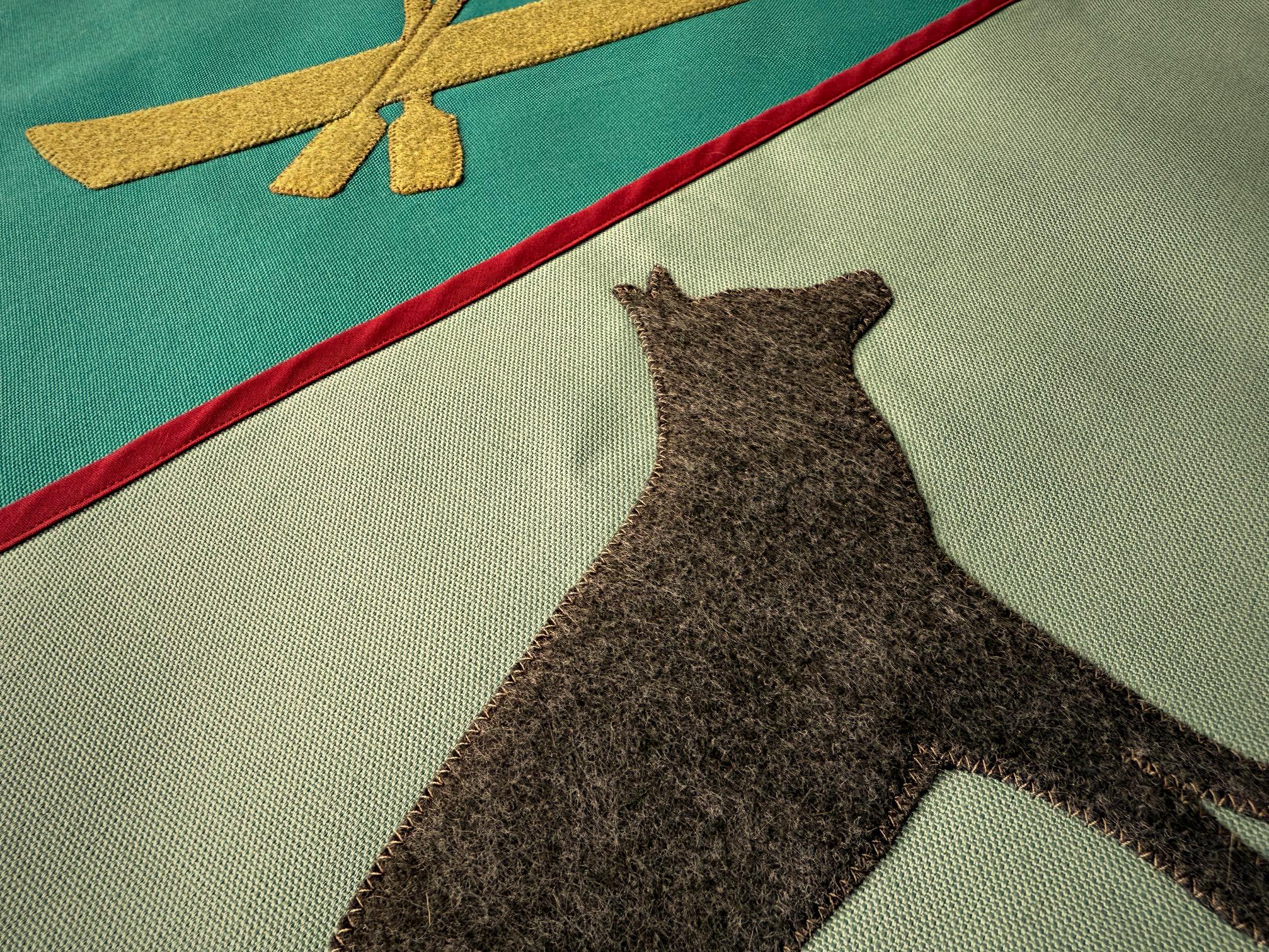 Fox Flag Pennant | Retro Wall Hanging | Banner | Vintage Style - Etsy