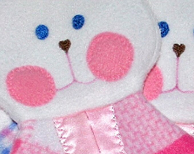 Pink Plaid Fisher Price Bunny Lovey Replica - Etsy