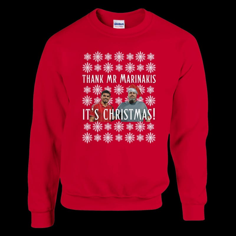 Nottingham Forest Christmas Jumper - Etsy UK