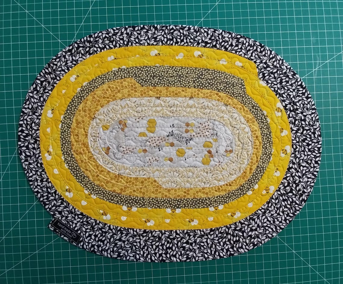 Handmade Quilted Jelly Roll Placemats Set of 4 Made in Oregon - Etsy
