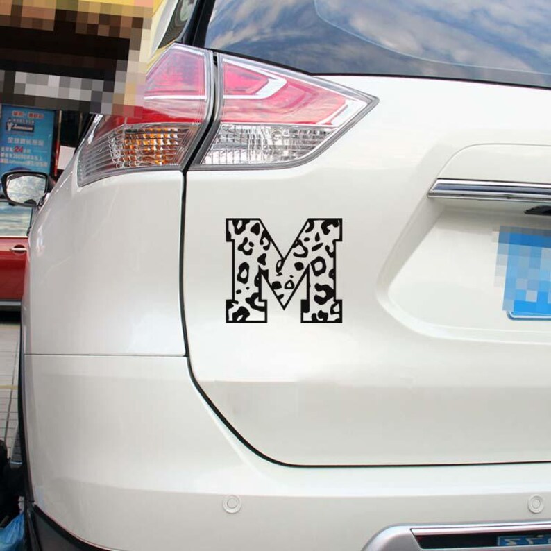 ALL LETTERS Alphabet Initial Decal, A–Z Letter Vinyl Sticker for Car ...
