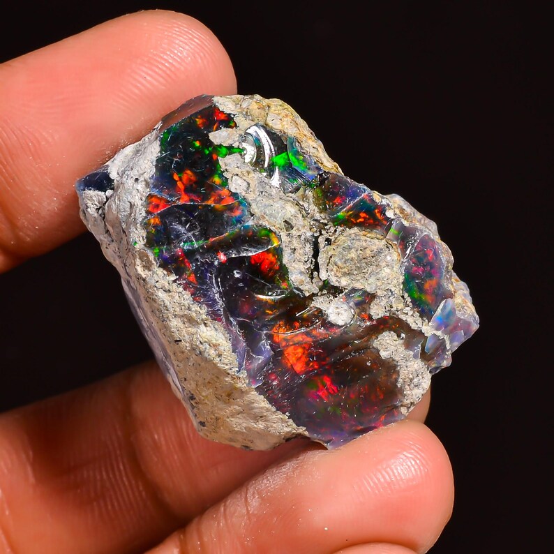 Natural Dry Opal Raw Ethiopian Opal Gemstone Rough Natural Opal, Opal ...
