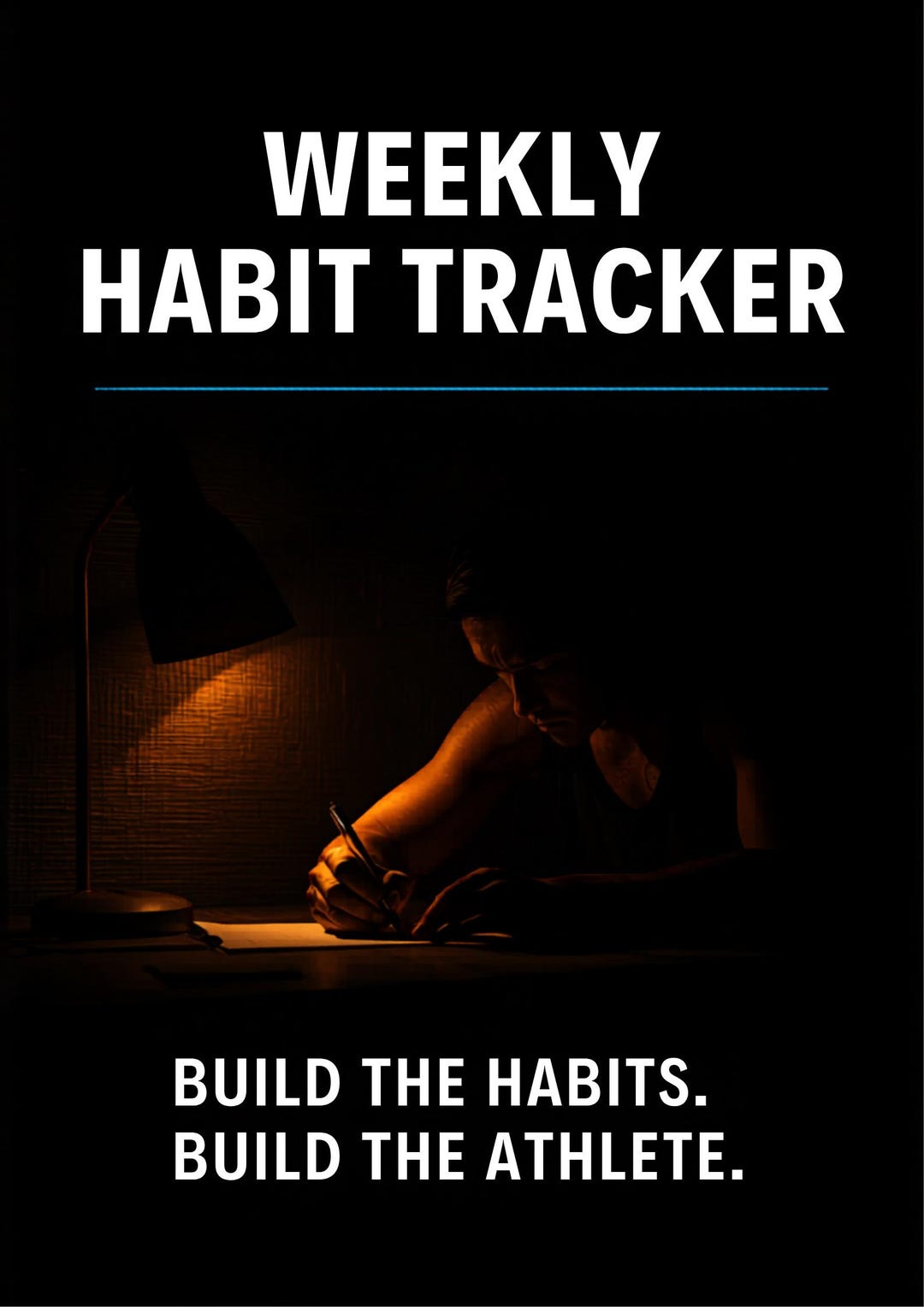 4 Week Habit Tracker Spreadsheet | Daily Log, Auto Score (excel, PDF ...