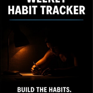4 Week Habit Tracker Spreadsheet | Daily Log, Auto Score (excel, PDF ...
