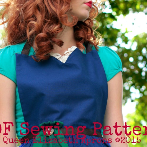 MERIDA Brave Princess Halloween Child Costume Apron PDF Sewing - Etsy