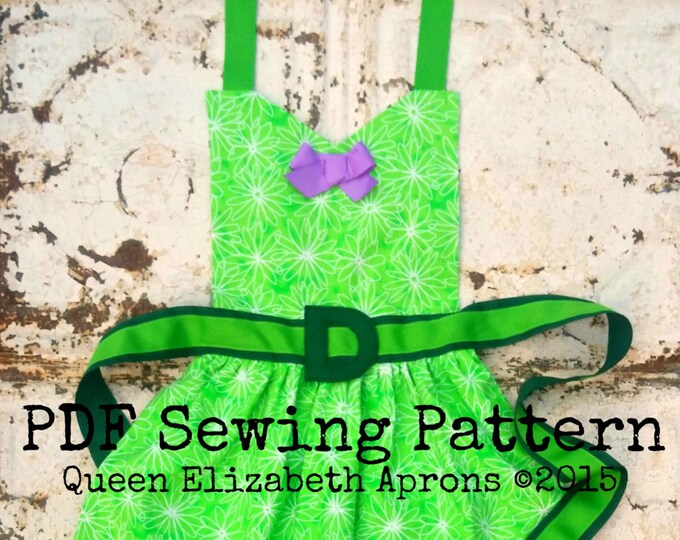 DISGUST of INSIDE OUT Pdf Sewing Pattern Halloween Child Costume Apron ...