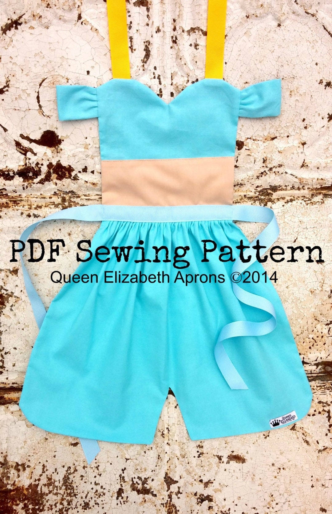 JASMINE Aladdin Princess Child Halloween Costume Apron PDF Sewing ...