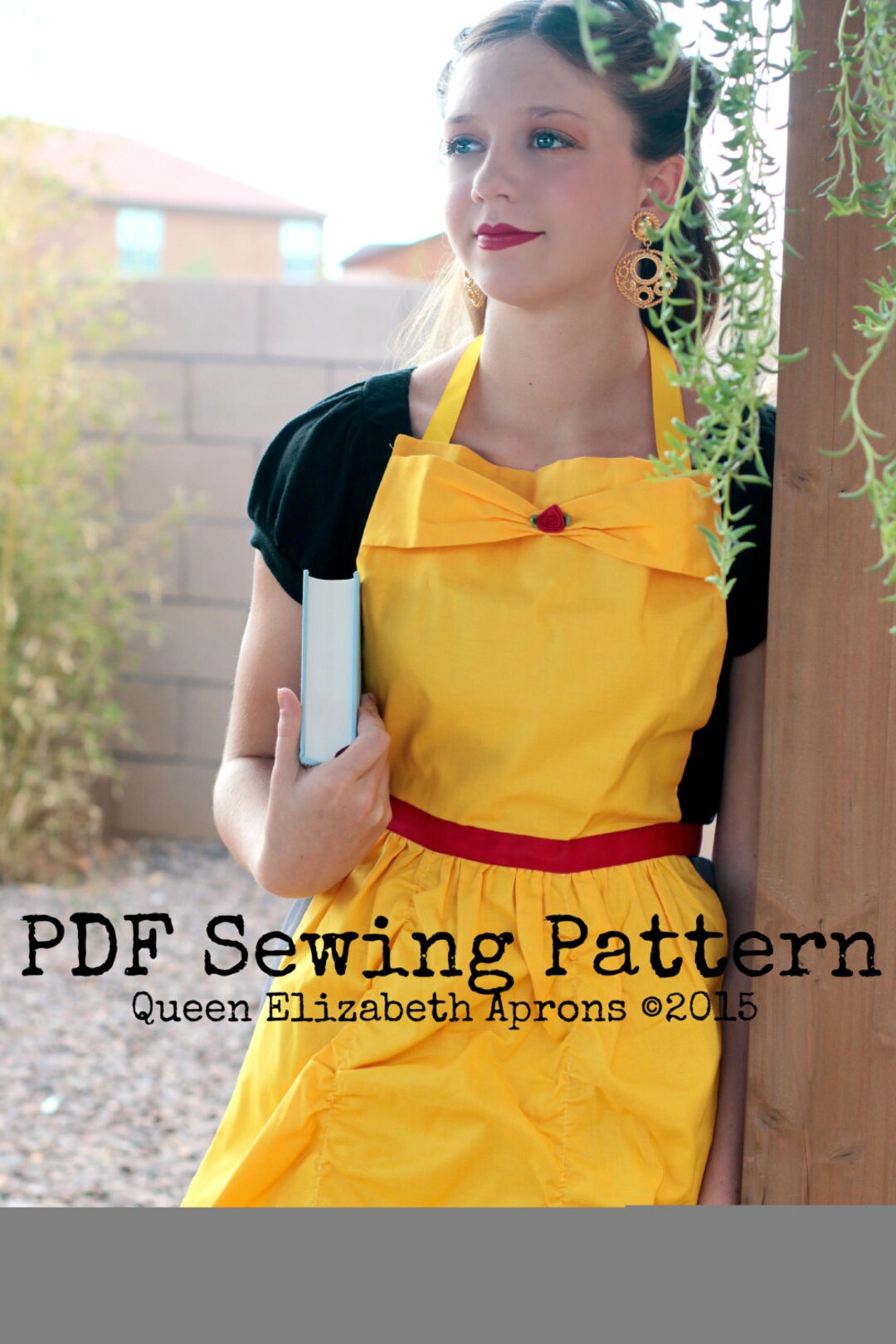 BELLE Beauty and the Beast Disney Princess Halloween Costume Apron PDF ...