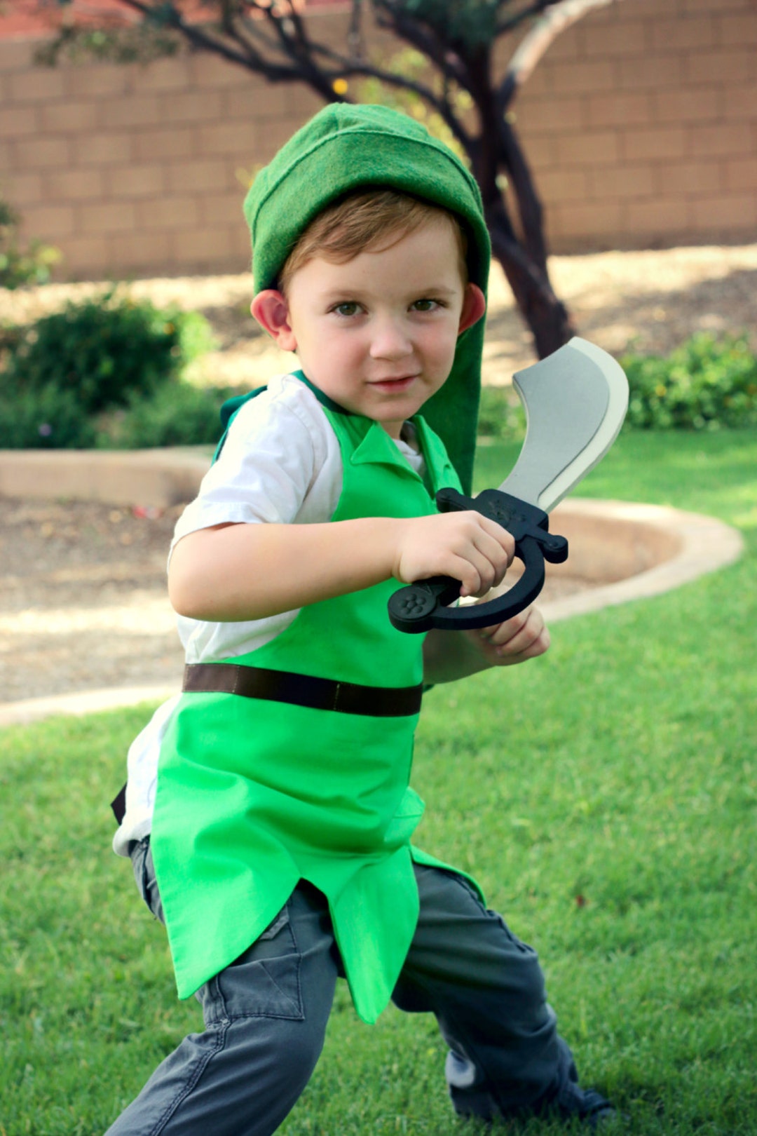 PETER PAN Disney Junior Jr Pirate Dress up Child Costume Apron. Fits ...