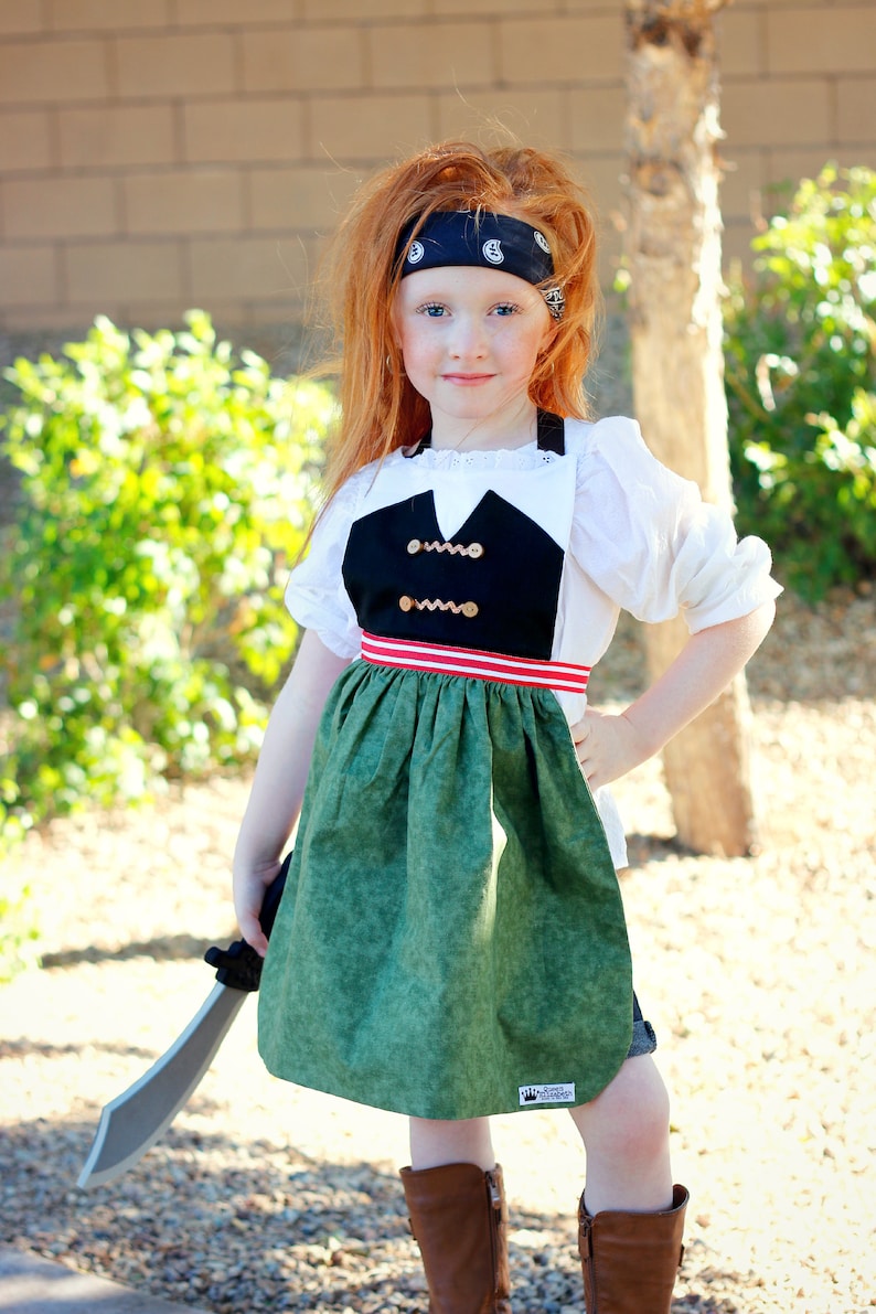 PETER PAN Pirate Child Halloween Costume Apron and Hat Pdf - Etsy