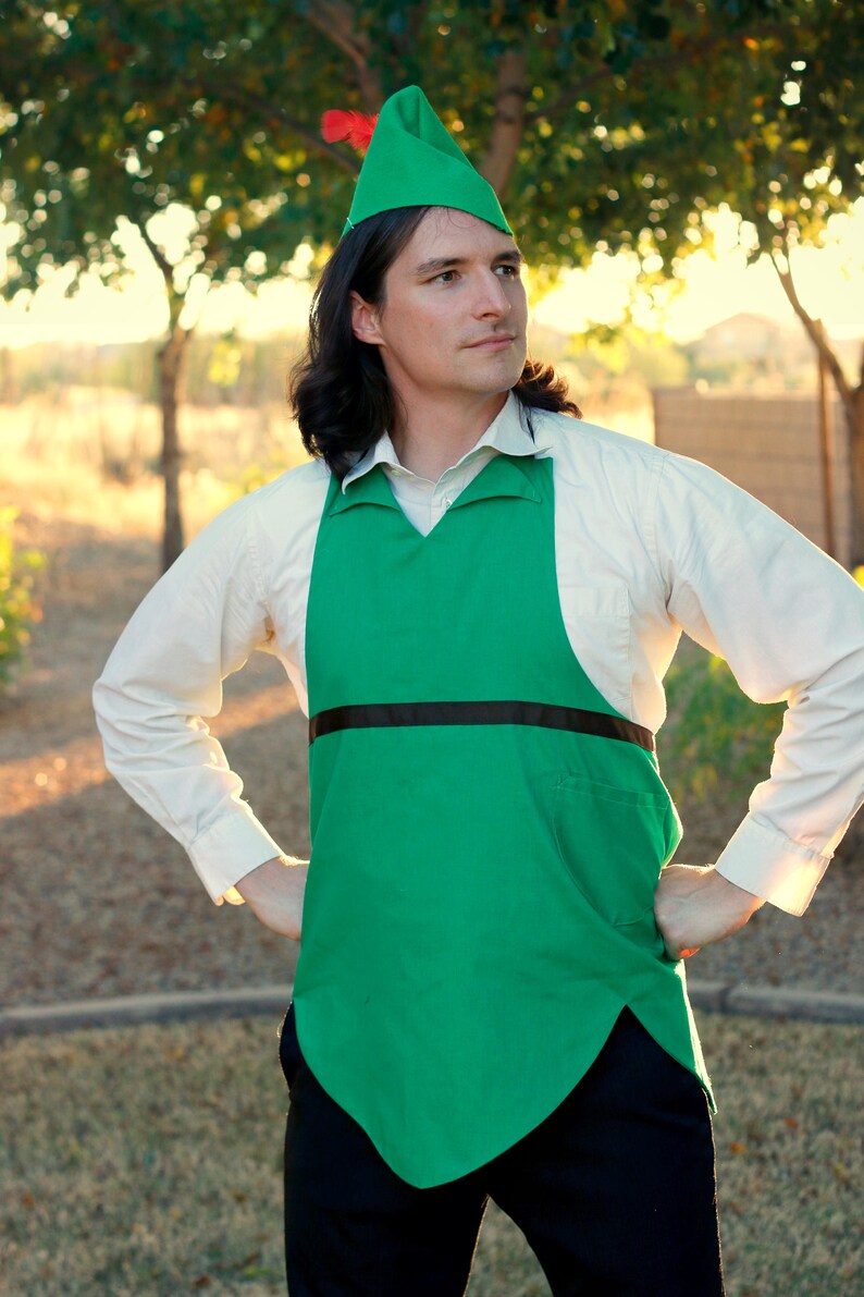 PETER PAN Pirate Child Halloween Costume Apron and Hat Pdf - Etsy