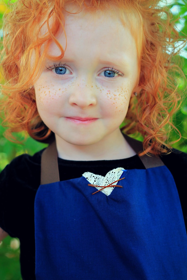 MERIDA Brave Princess Halloween Child Costume Apron PDF Sewing | Etsy