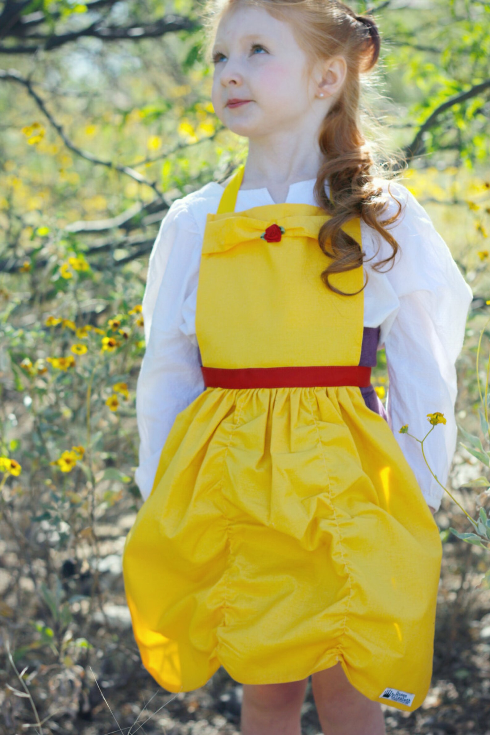BELLE Beauty and the Beast Princess Child Halloween Costume Apron PDF ...