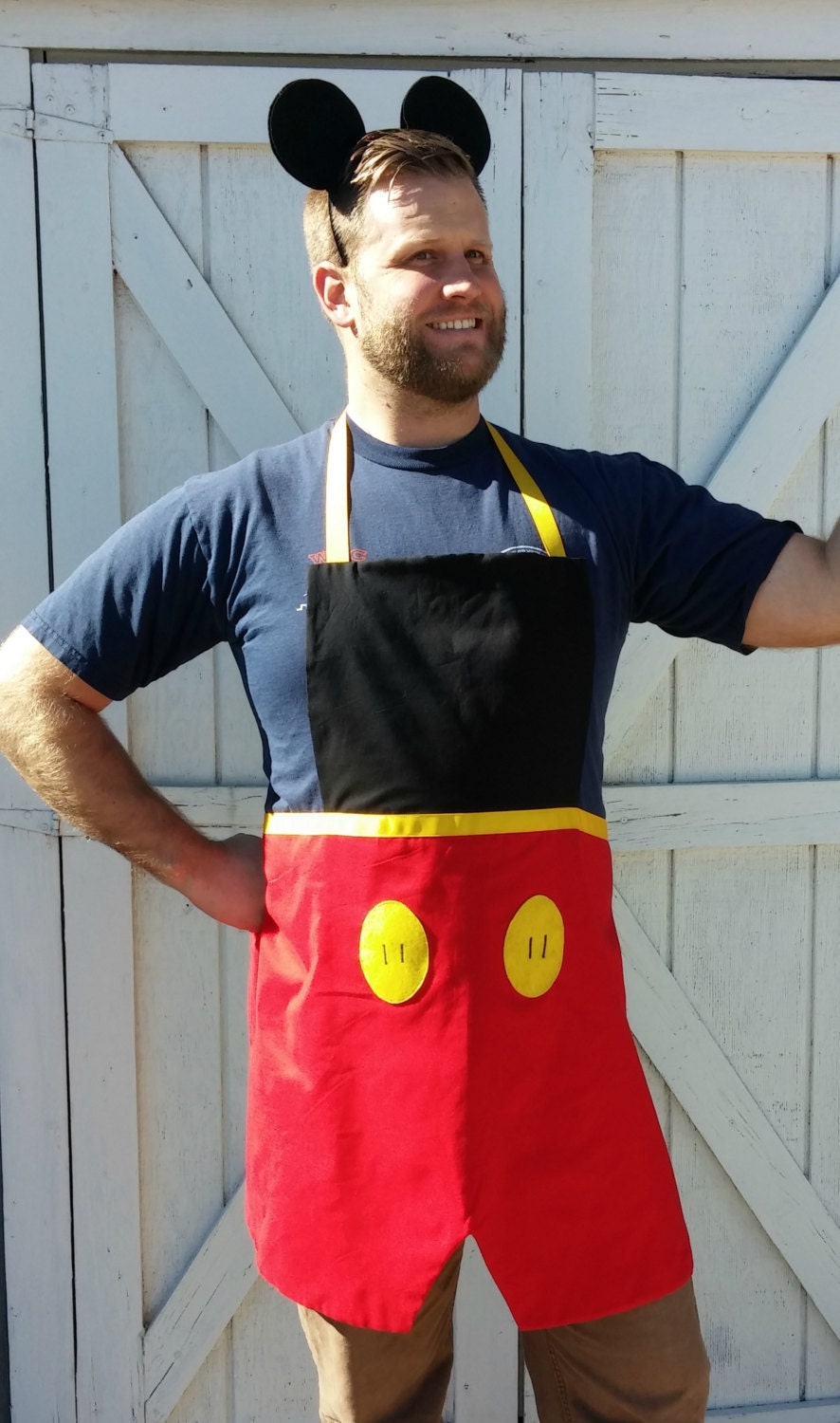 MICKEY MOUSE Cartoon Halloween Costume Apron Pdf Sewing | Etsy