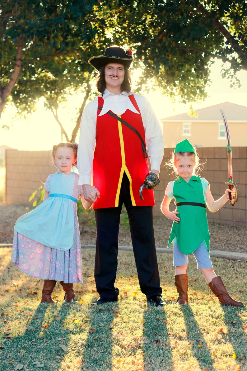 PETER PAN Pirate Child Halloween Costume Apron and Hat Pdf - Etsy