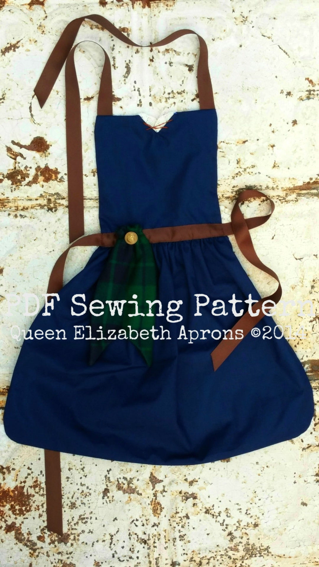 MERIDA Brave Princess Halloween Child Costume Apron PDF Sewing PATTERN ...