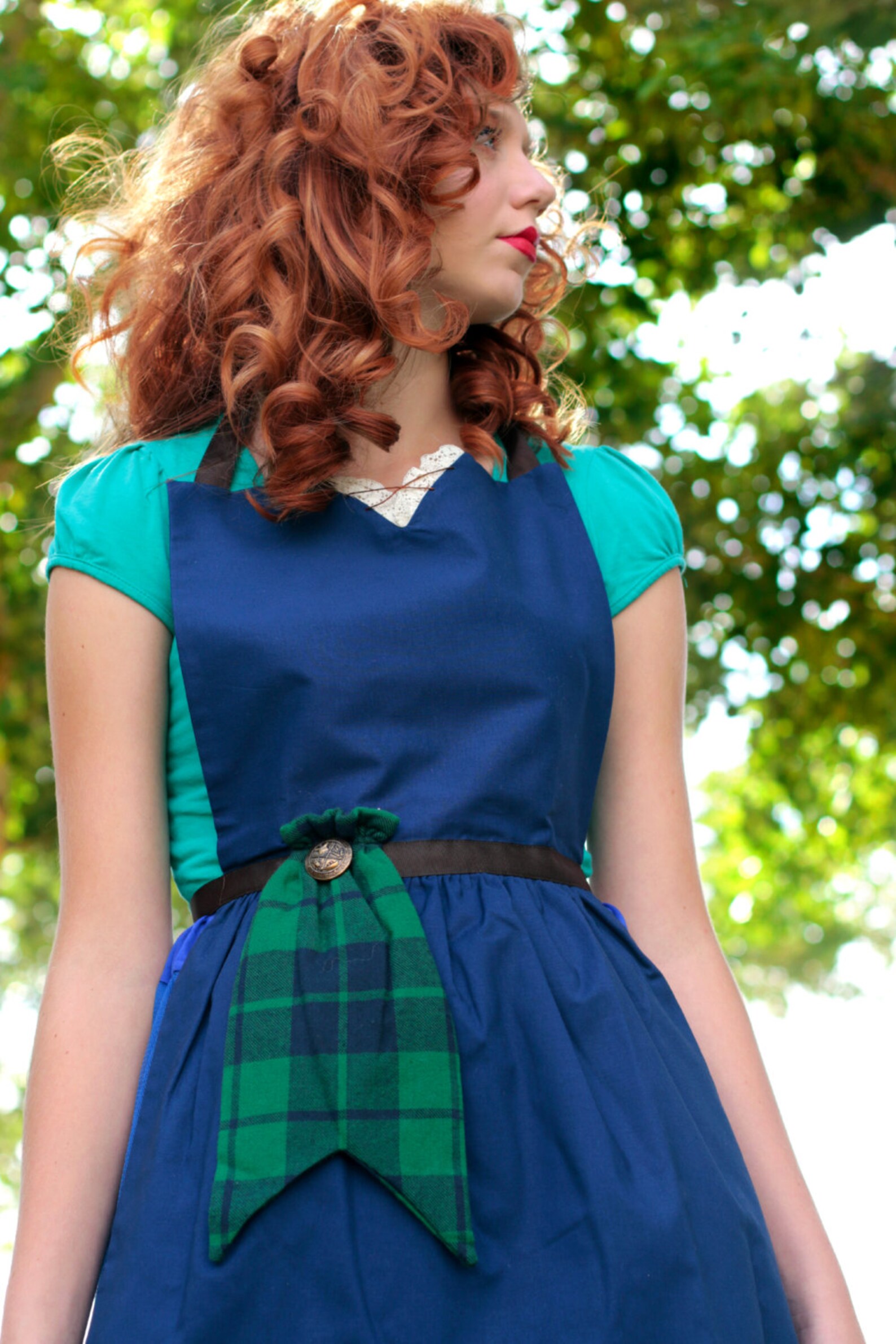 MERIDA Brave Princess Halloween Child Costume Apron PDF Sewing | Etsy